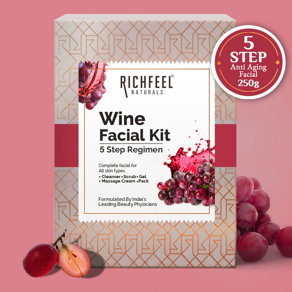 Richfeel Wine Facial Kit 250 gm – richfeelnaturals.com