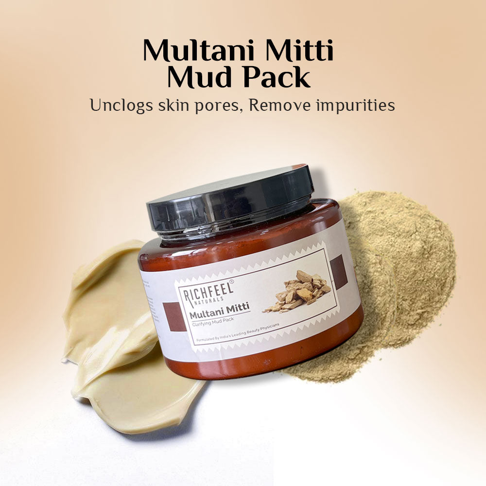 Richfeel Multani Mitti Clarifying Mud Pack 50 g – richfeelnaturals.com