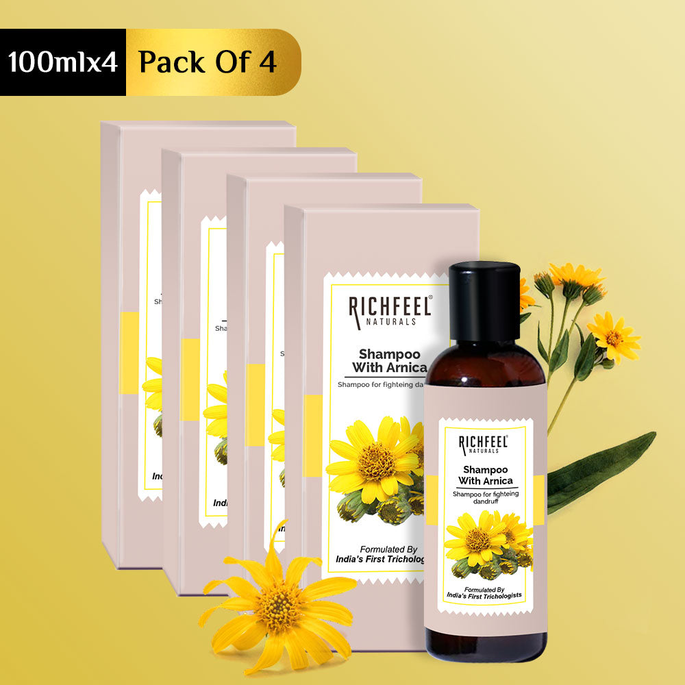 Richfeel Shampoo with Arnica 100 ml (Pack of 4) – richfeelnaturals.com