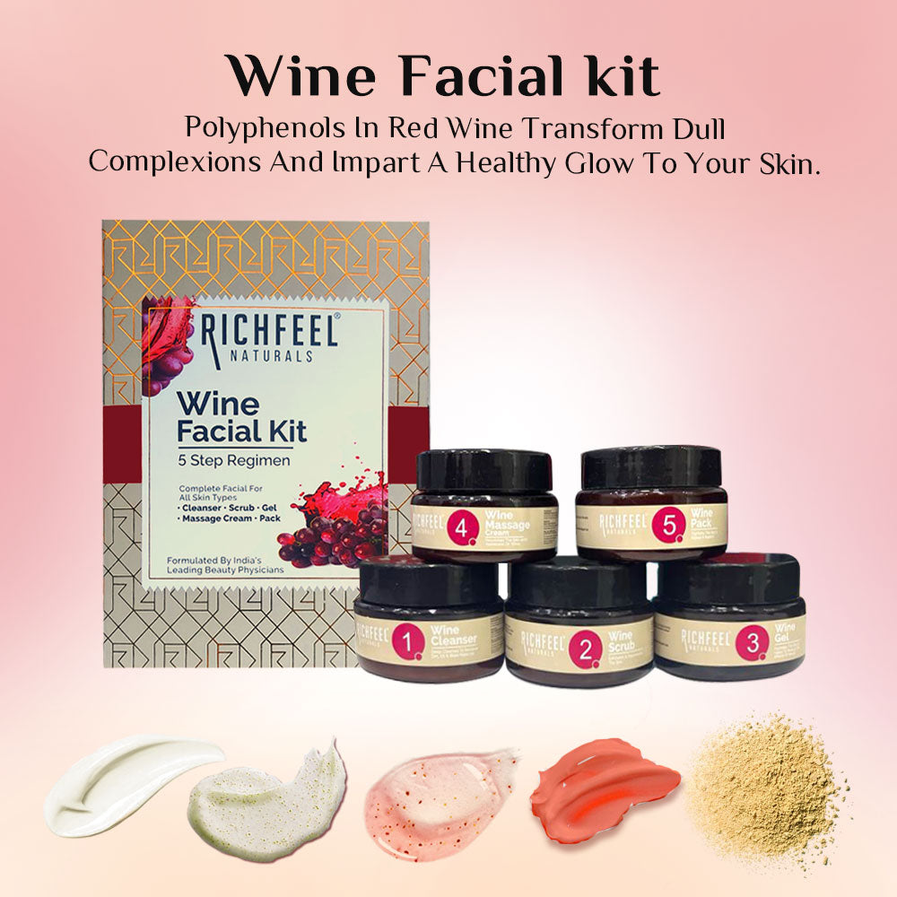 Richfeel Wine Facial Kit 250 gm – richfeelnaturals.com