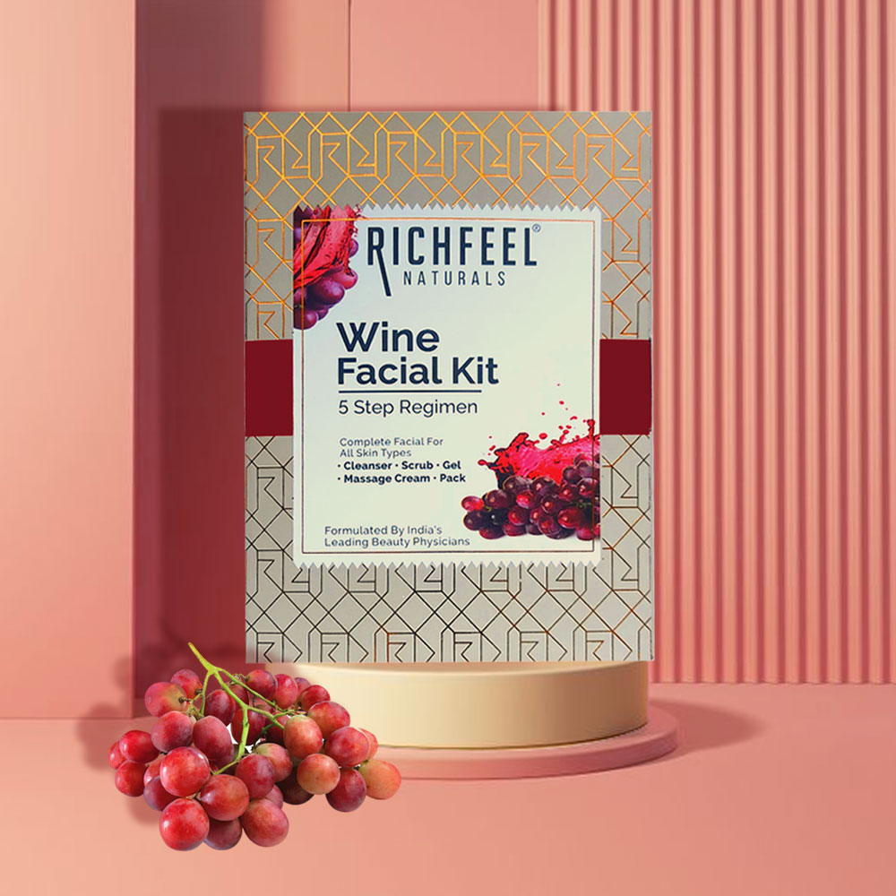Richfeel Wine Facial Kit 250 gm – richfeelnaturals.com